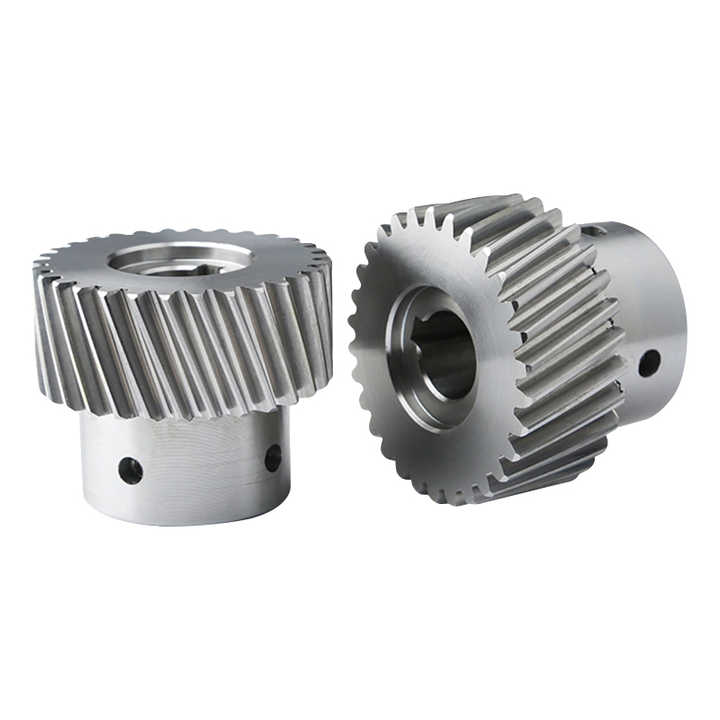 Left Helical Gear Wheels for Engraving Machines - High Precision