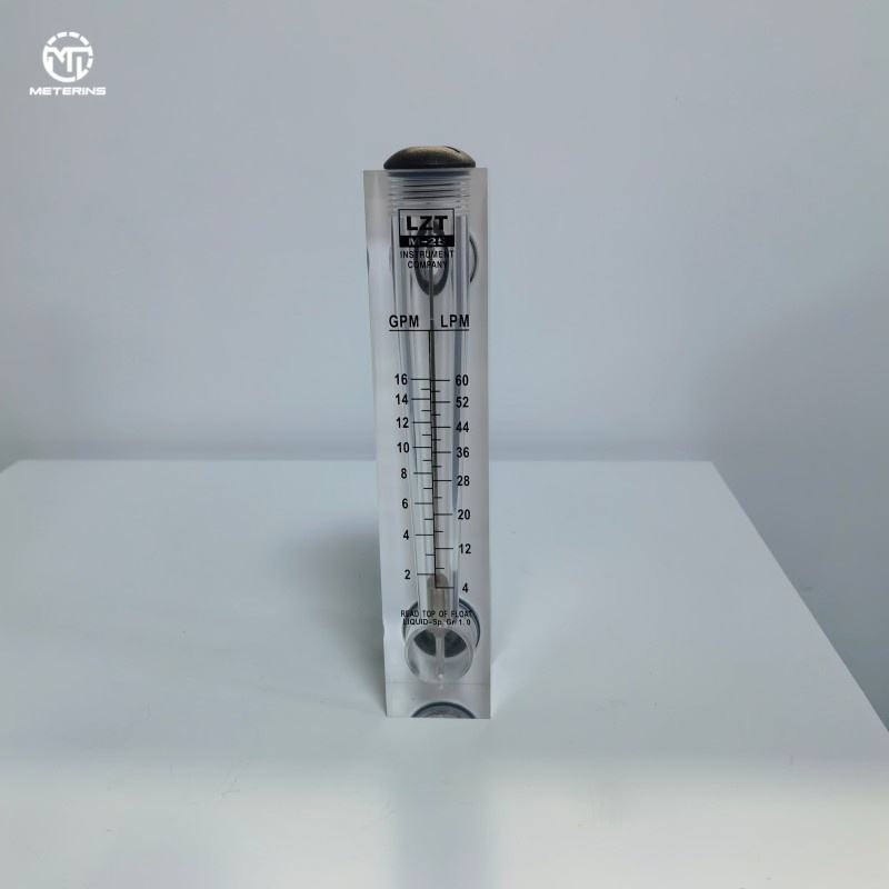 Panel-Mount Plastic Rotameter Flow Meter with NPT Threaded Connection ...