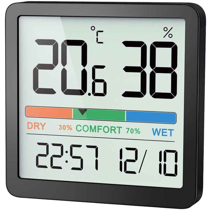 LCD Digital Indoor Room Humidity Temperature Meter