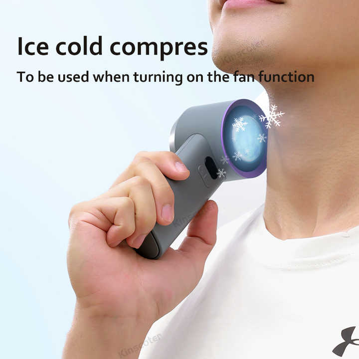 Outdoor 3600mah Handheld Charger Fan - High Speed & Portable