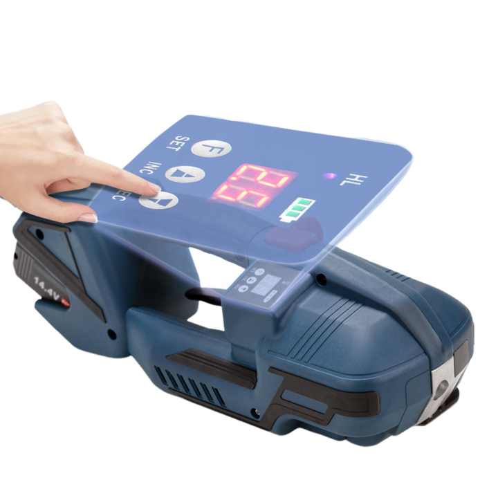 V2 Handheld Electric Strapping Tool Alloy Welding Plate, Anti-Slip Band ...
