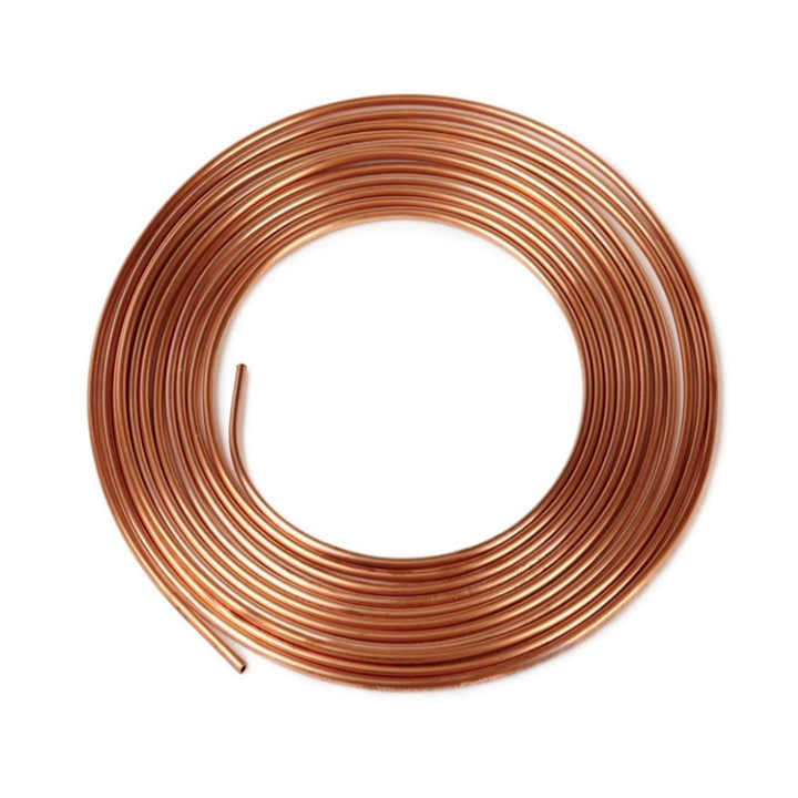 High Purity 99.9% Copper Tube 6mm 8mm 10mm Copper Pipe for air ...