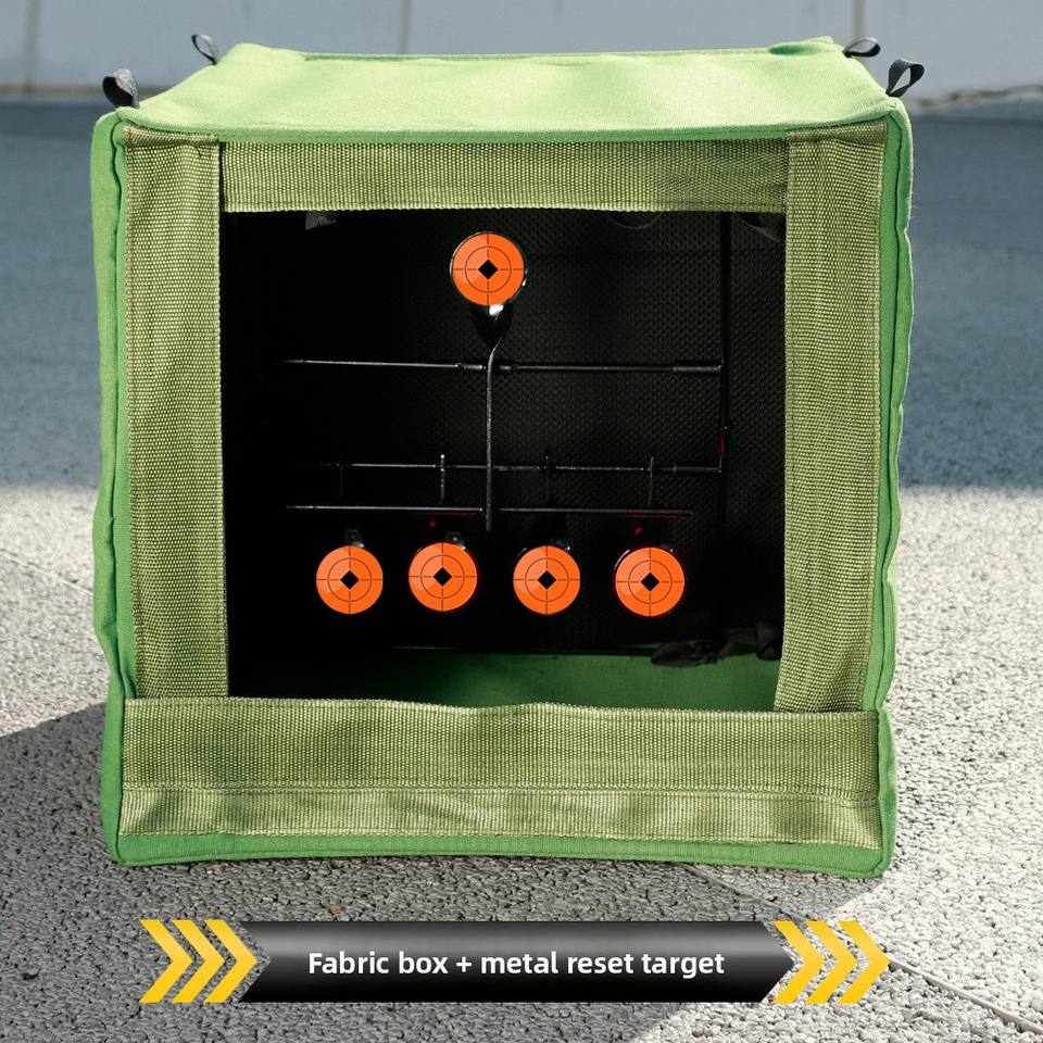 Metal Reset Indoor Practice Target Box with Thickened Canvas for ...