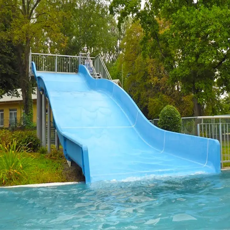 Durable Outdoor Swimming Pool Slides Water Park Equipment Indoor Aqua ...