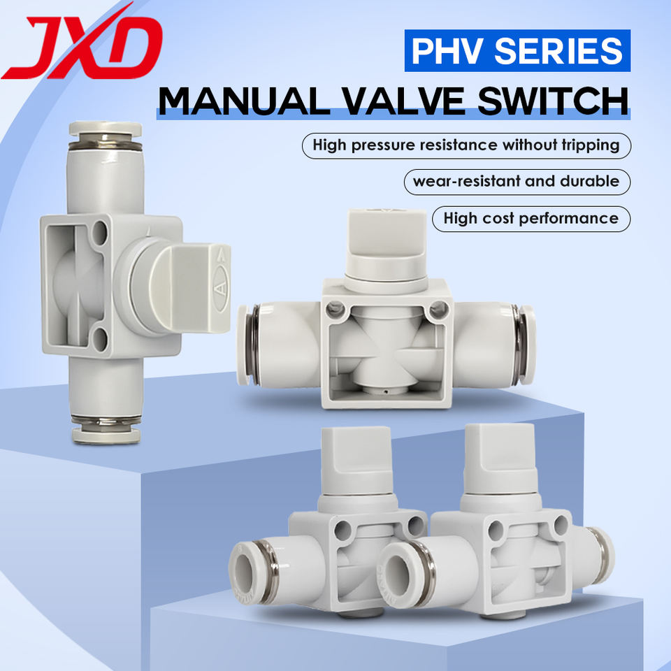 AirTAC Pneumatic Actuator Manual Quick Connector Set PHV8/6/10/12 PHV6A ...