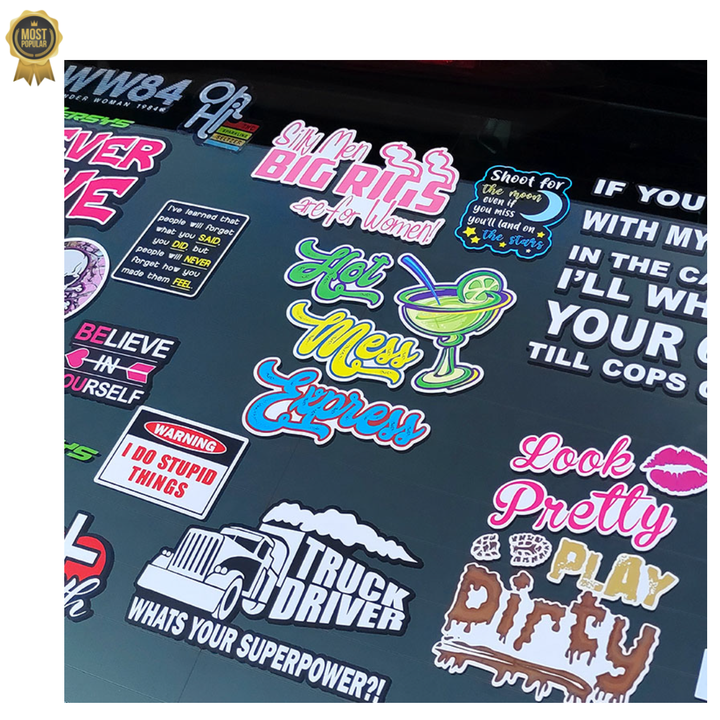 Safety Stickersbelettering - Custom Weatherproof Decals