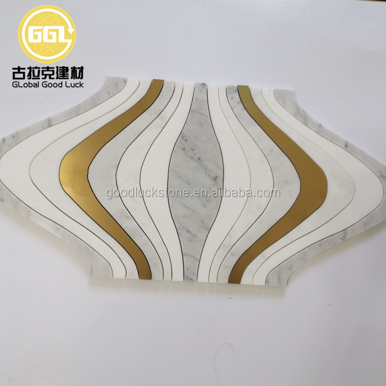 Big Lantern Mosaic Tiles - Elegant Wall & Floor Decor