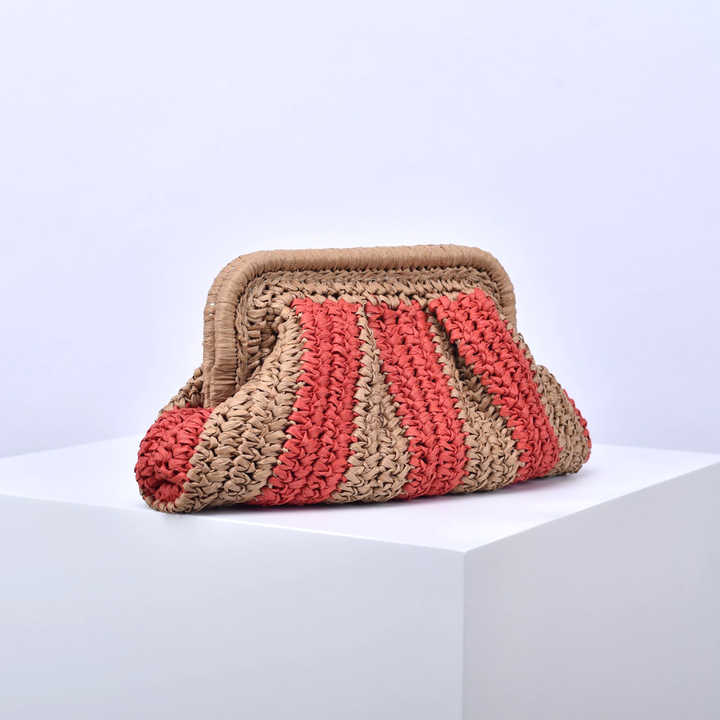 Fashionable Straw Clutch Bag for Women - Summer Handbags