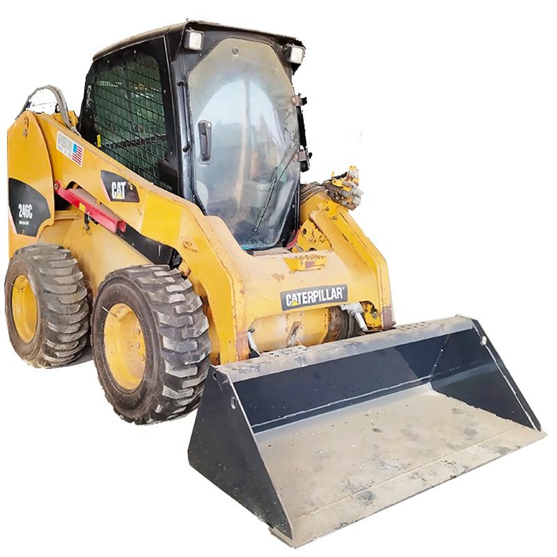 Multi Function Used Caterpillar Cat 246c /Cat/246D Skid Steer Loader ...