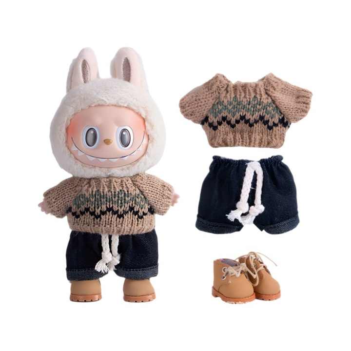 15cm Labubu Plush Doll Clothes Accessories Cute Mini Labubu Dolls ...
