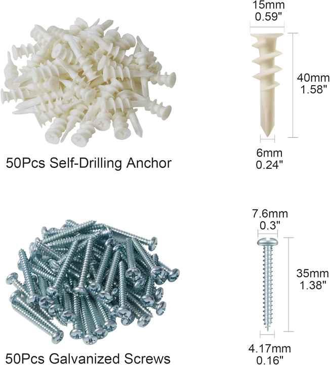 FIXTITE Standard Thread Screw Deive Set Nylon Gear Set Screw Gas Block ...
