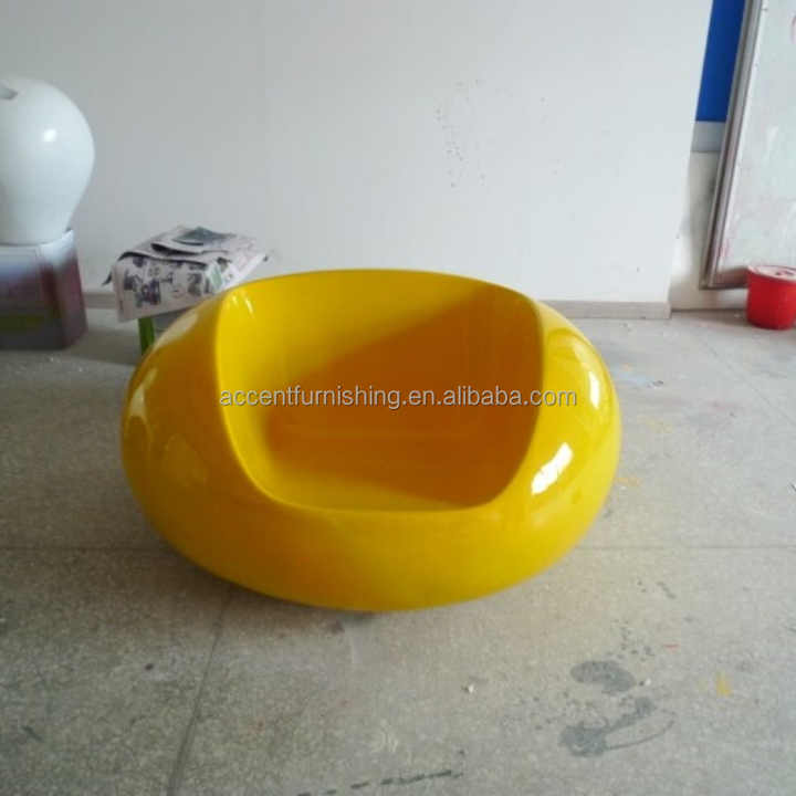 New Innovation Apple-Shaped FRP Lounge Chair for Indoor Outdoor Use ...