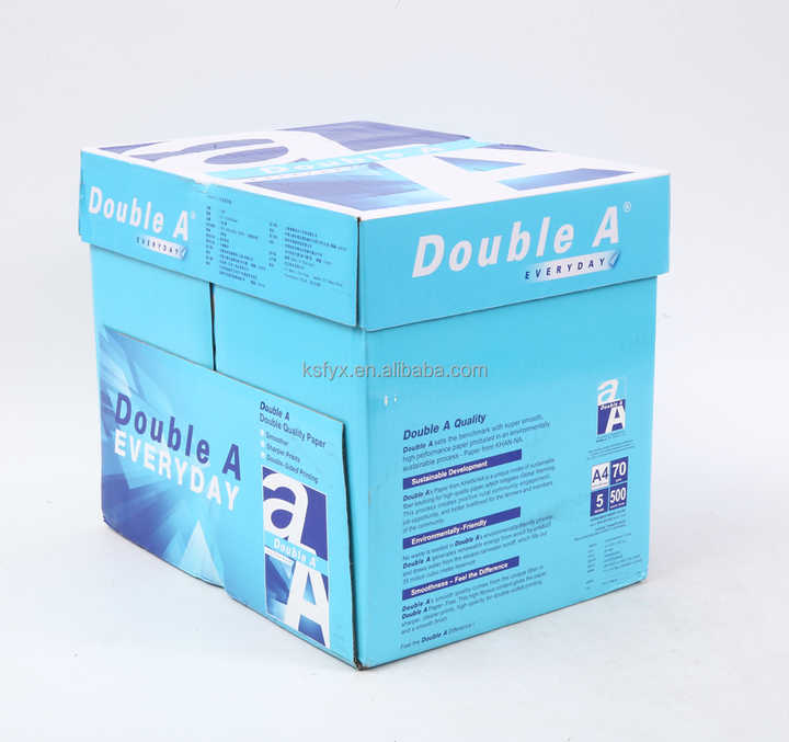 Original A4 Copy Paper A4 80 Gsm 500 Sheets Double a White Office Printing Paper Double A4 Paper ...