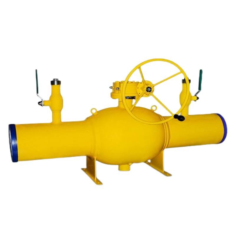 Straight-Type Double Block Bleed Fully Welded Ball Valve Forged Steel ...