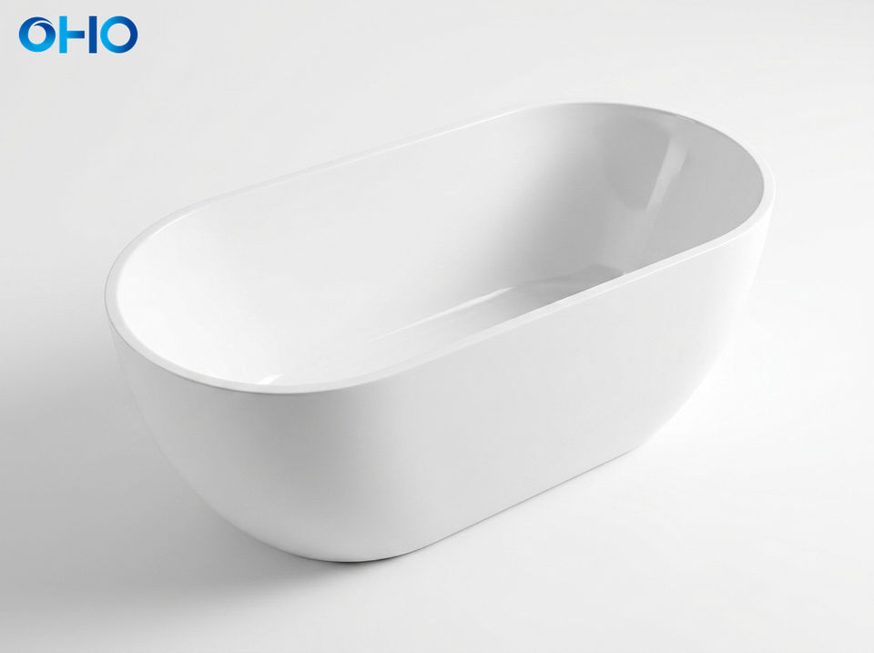 Minimalist Aesthetic Acrylic Spa Bathtub Hotel Bathroom Project Custom ...