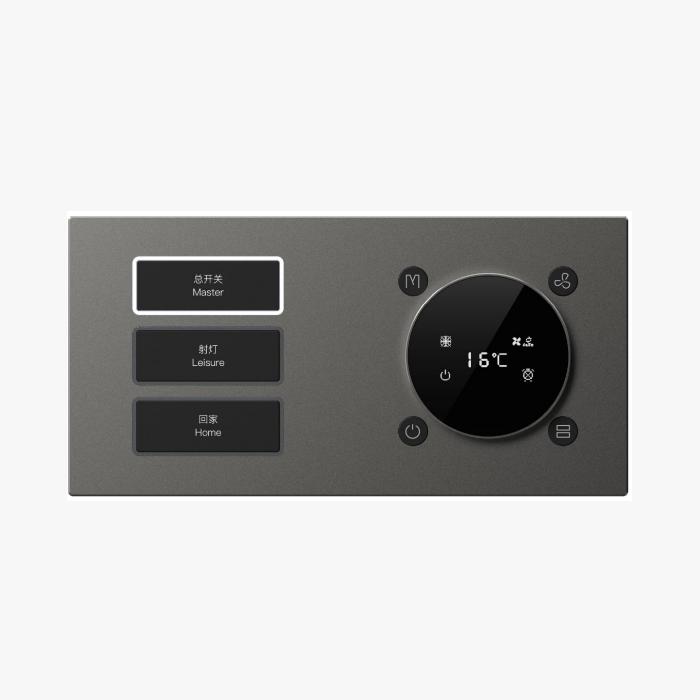 KNX/EIB 3-KEY Smart Home Scene Switch Panel Metal Switch for Hotel ...