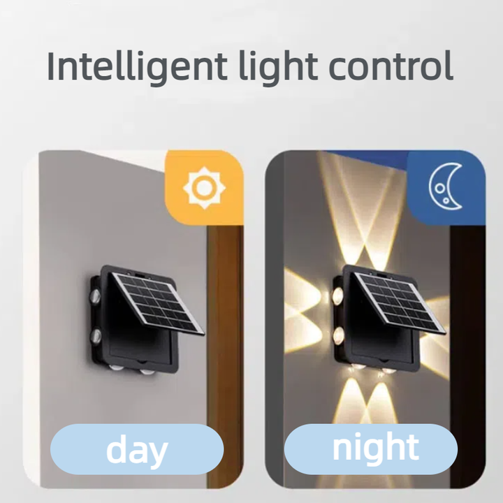 12 Hours Lighting - Durable Outdoor LED Solar Garden Lights