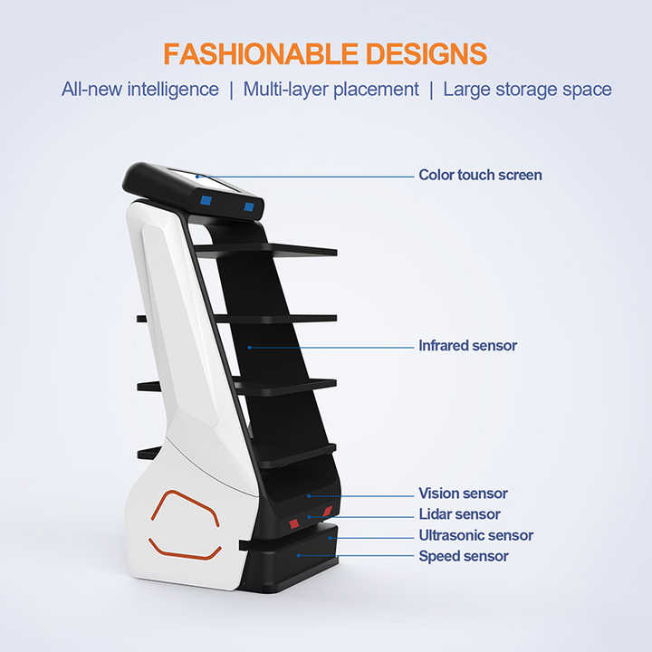 AI Room Service Humanoid Hotel Welcome Robot - Smart Waiter