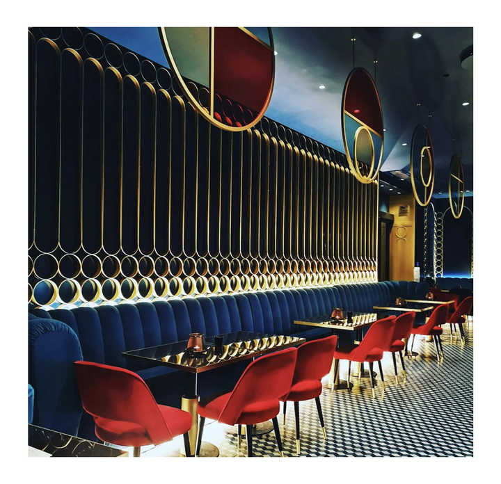 Luxury Velvet Upholstered Booth Seating for Bars & Restaurants