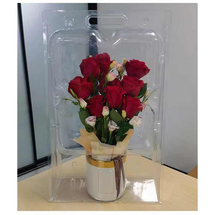 Custom Flower Green Plant Packaging Box Flower Seedlings Transport ...