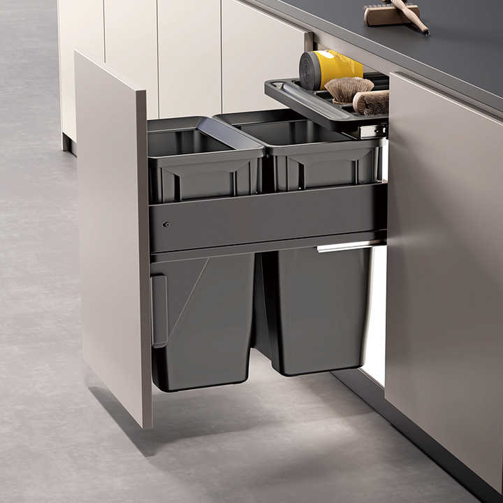 Kangyale Base Mounted Kitchen Bin - Eco-Friendly & Durable