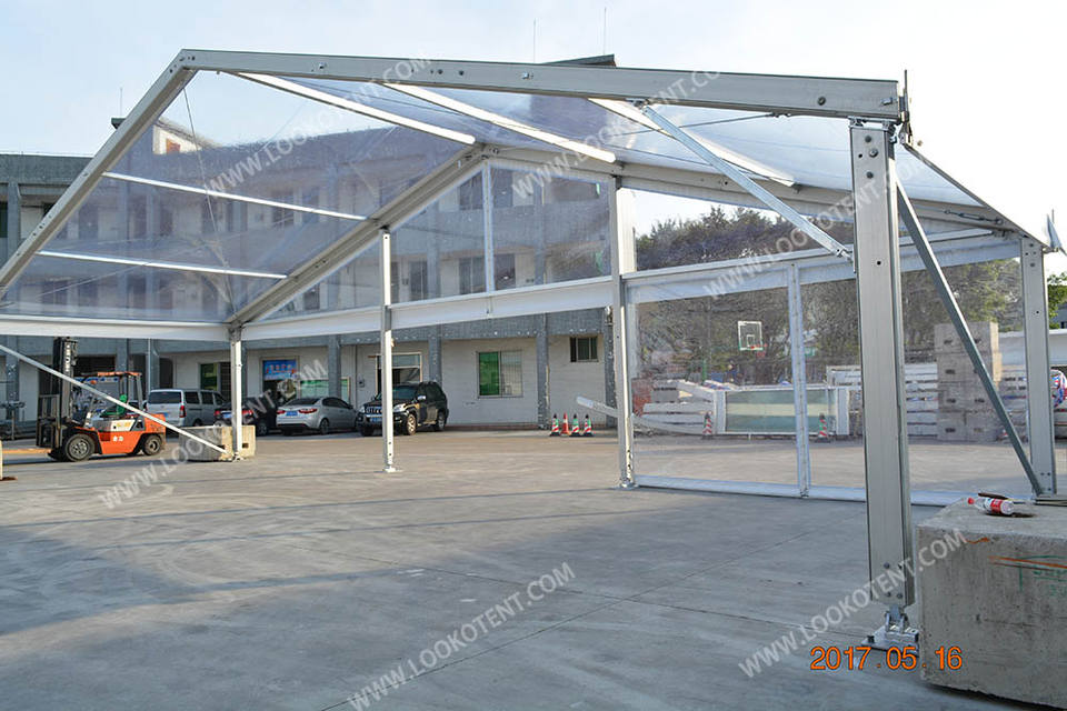 Transparent Clear PVC Roof Cover Aluminum Event Part Wedding Marquee ...