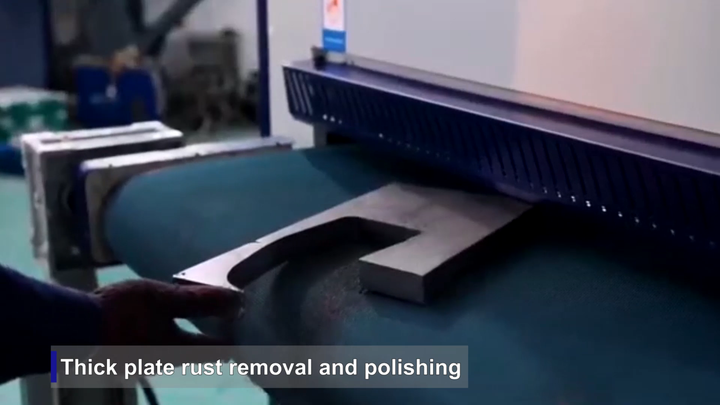 Metal Rust Polishing Machine Round Pipe Derusting Machine Customizable ...