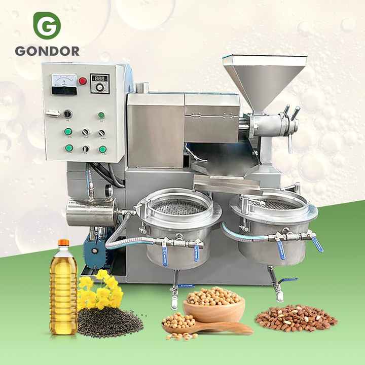 Canola Herb Spiral Oil Press Presser Comercial Tanzania Manual ...