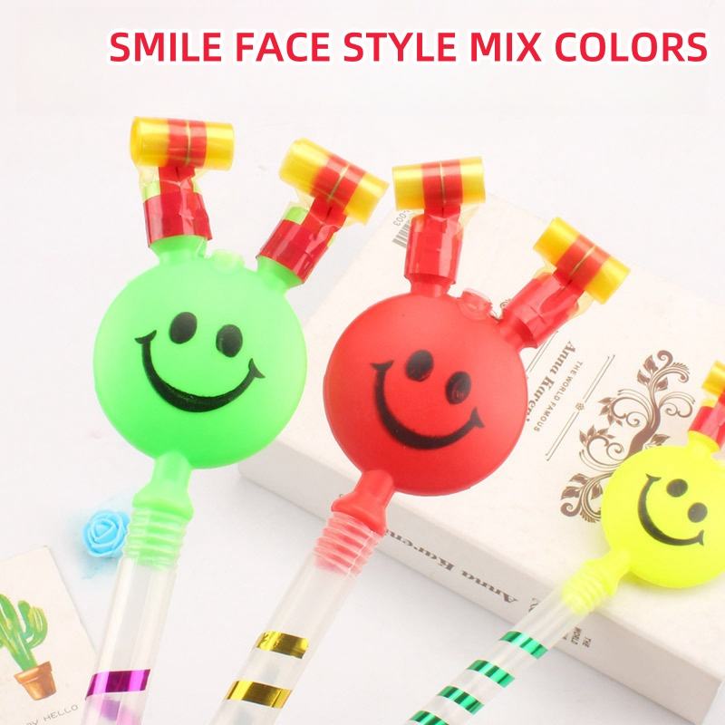 Big Size Smiley Face Blowing Whistle Rolling Children Toys Clown ...