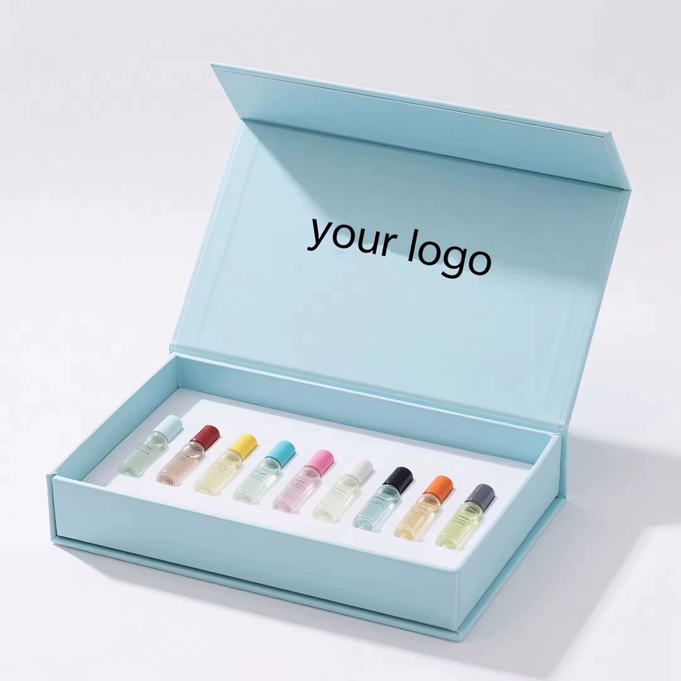 Luxury Magnetic Type Perfume Packaging Box Custom Logo Printed Gift Box ...