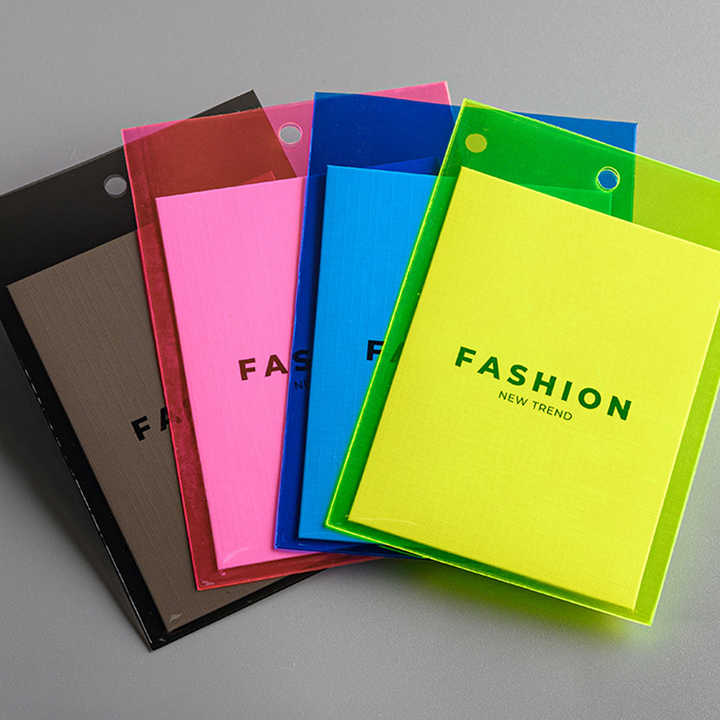 Fashion Designer Trendy Customized Paper Pvc Paper Card Hang Tag With ...
