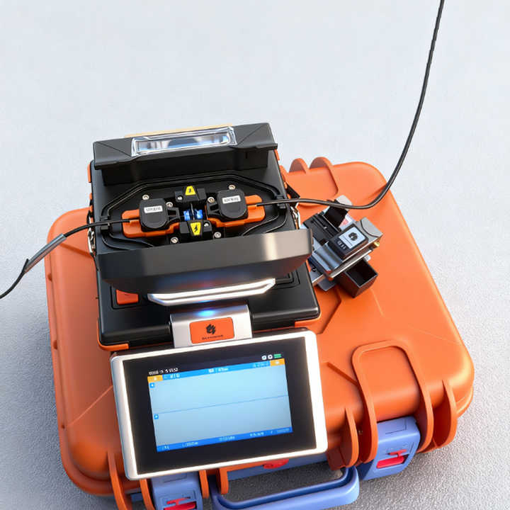 M5 Fiber Optic Fusion Splicer 6 Motor Optical Fiber Soudeuse Optique 5S ...