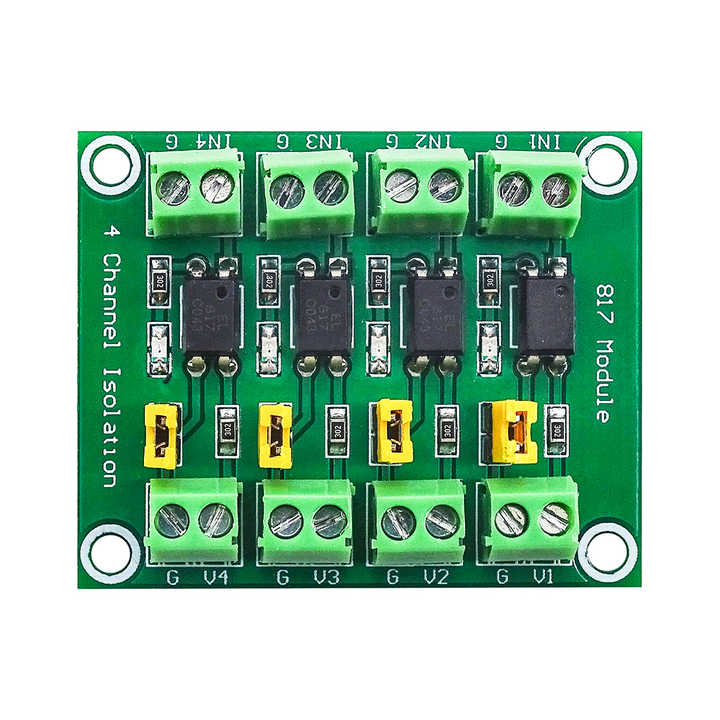Pc817 Optocoupler 2/4/8-Channel Development Board Voltage Isolation ...