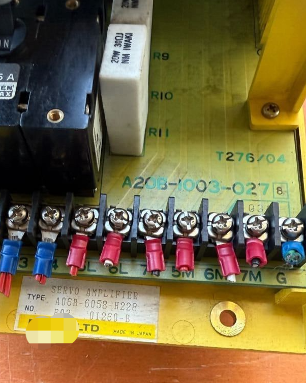 A06B-6058-H228 Servo Amplifier Removed From the Working Machine ...