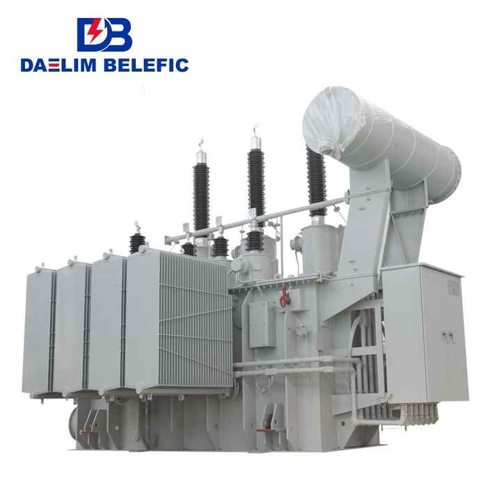 80 MVA Power Transformer for Grid Connection 115 KV 22 KV Oil Immersed ...