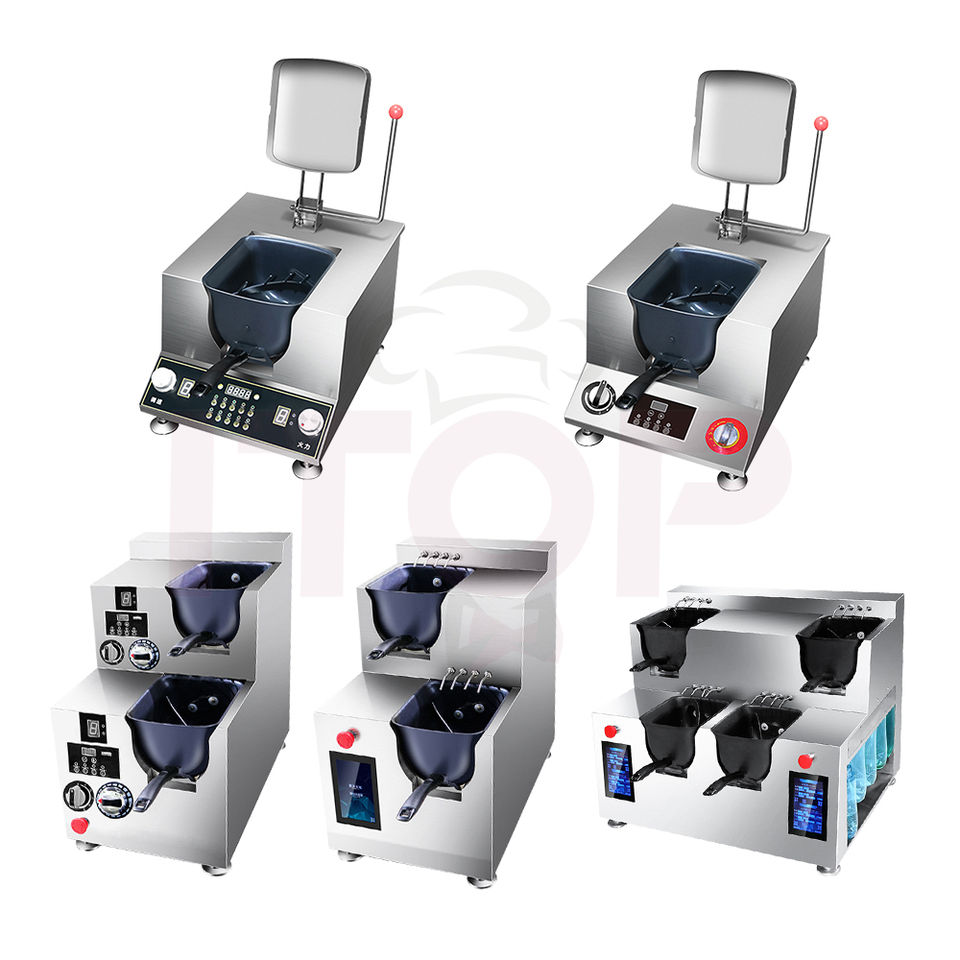 Auto Fried Rice Robot Commercial Kitchen Equipment Automatic Stir Fry ...