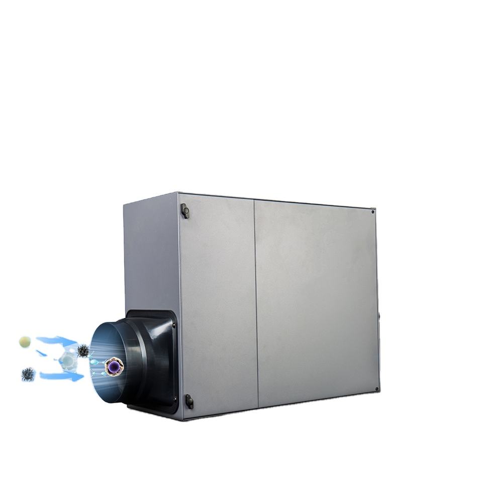 KCvents 8" Silent Inline Fan With Hepa Carbon Filters Metal case Fresh ...