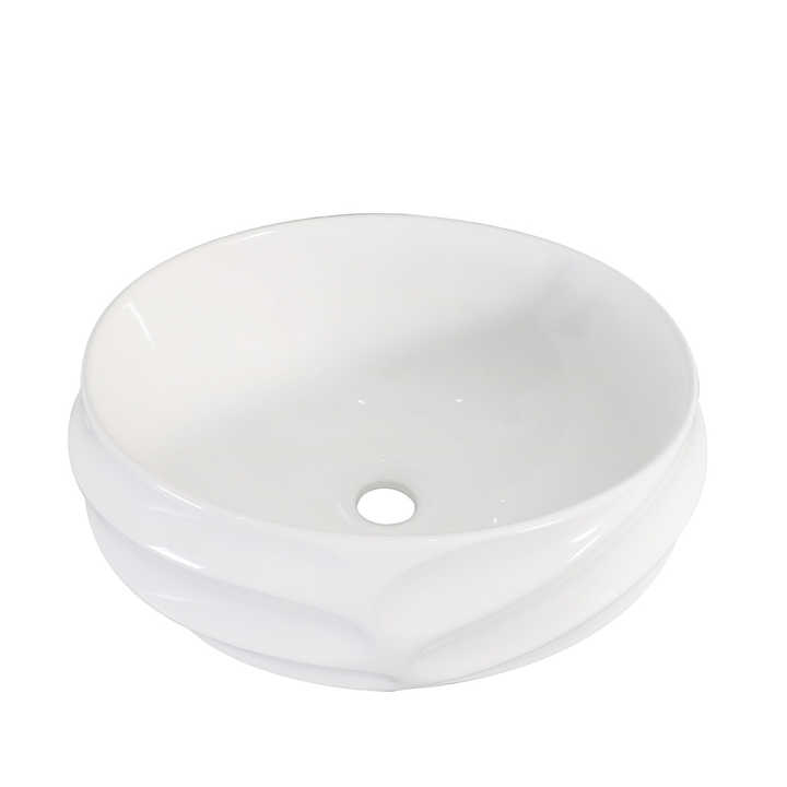 Modern Sanitary Ware Round Hand Wash Basin Bathroom Sink Table Top ...