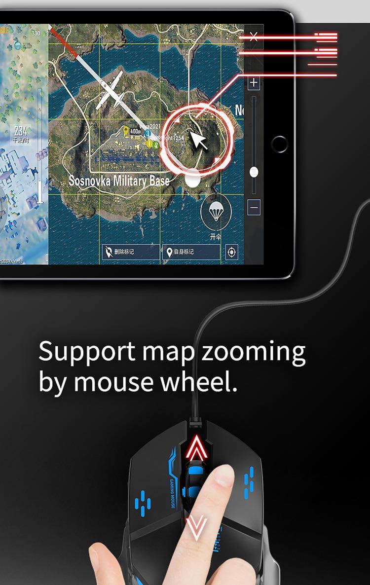 Left-handed keyboard, one-handed gaming keyboard and mouse combo. Left ...