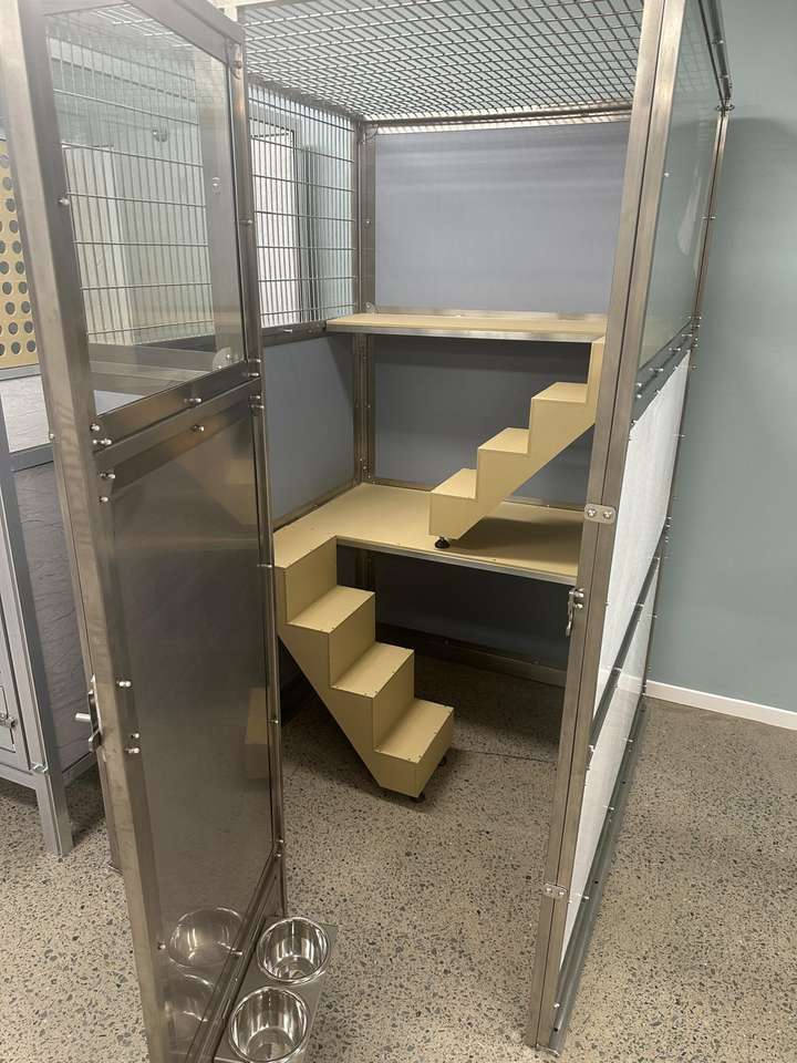 Professional Custom Isolation Dog Kennels Steel Dog Kennels Pet Box ...