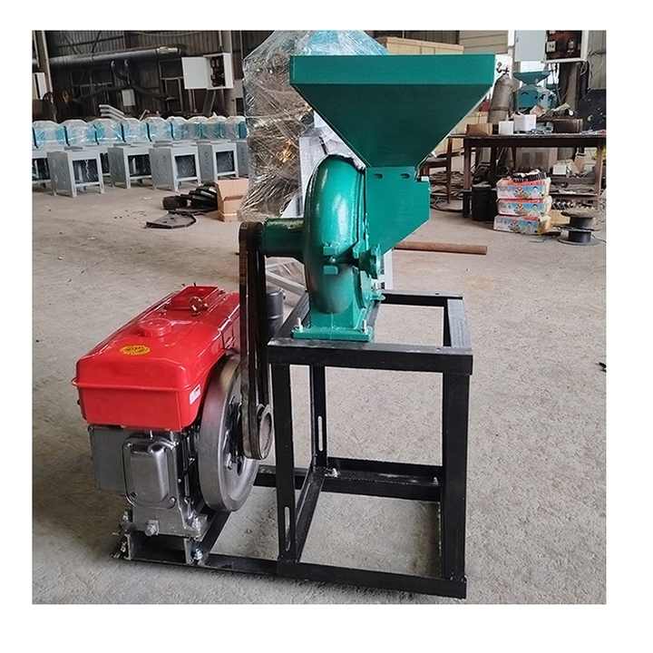 Cattle Sheep Chickens Grinding Machine - Diesel Grain Grinder