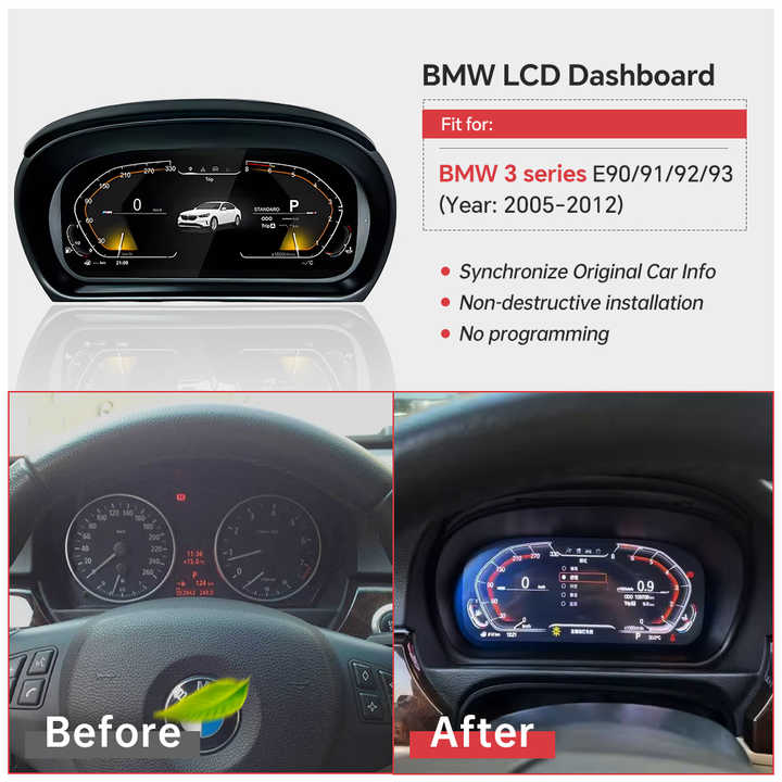 BMW 3 4 Series E90 F30 Digital Speedometer & Instrument Cluster - OEM