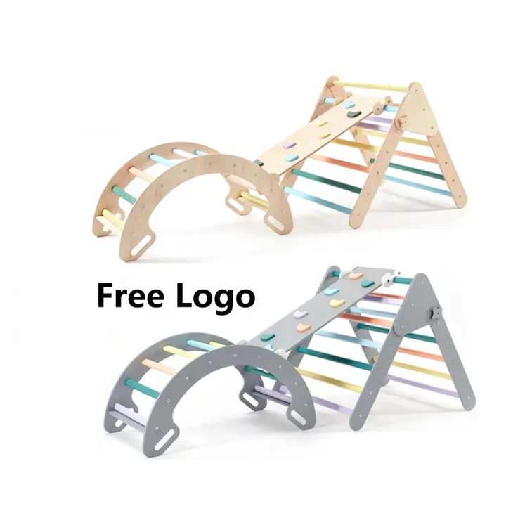 Piklers Triangle Set Kids Wooden Climbing Piklers Arch Montessori ...