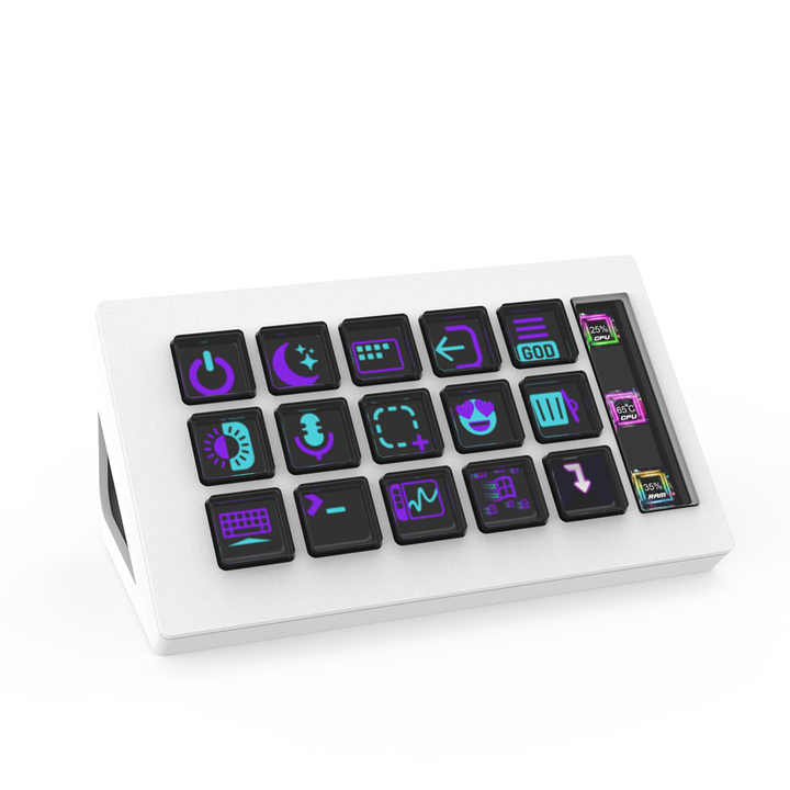 15 LCD Keys Game keyboard instantly control your apps tools and ...