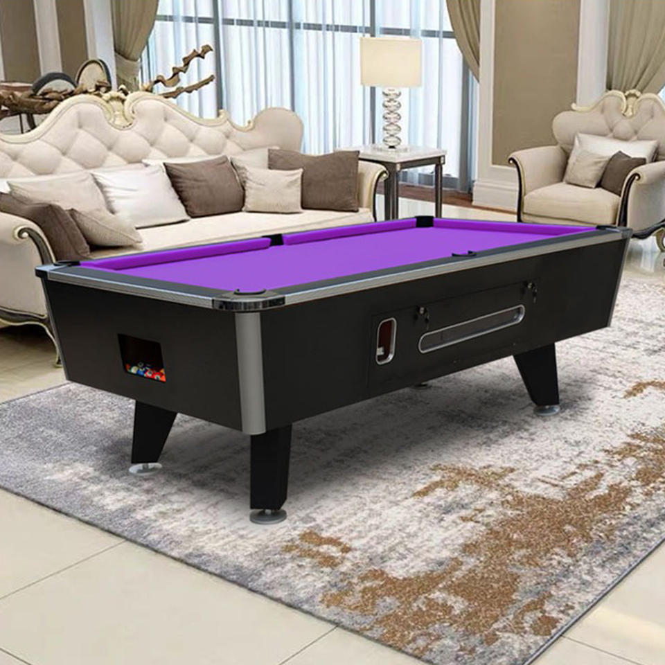 Adult Standard Commercial Coin Operated American Nine Ball Table Solid ...