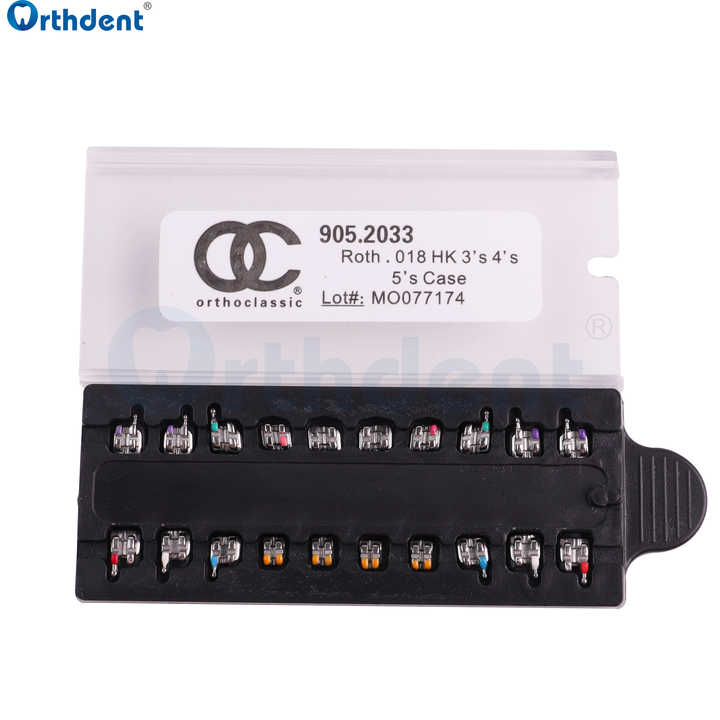 Orthdent 20pcs/box OC Brackets - Dental Orthodontic Metal Braces