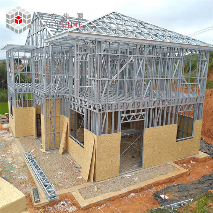 Magiccore Q550DTz HDPE Light Steel Villa Frame Modern Design for ...