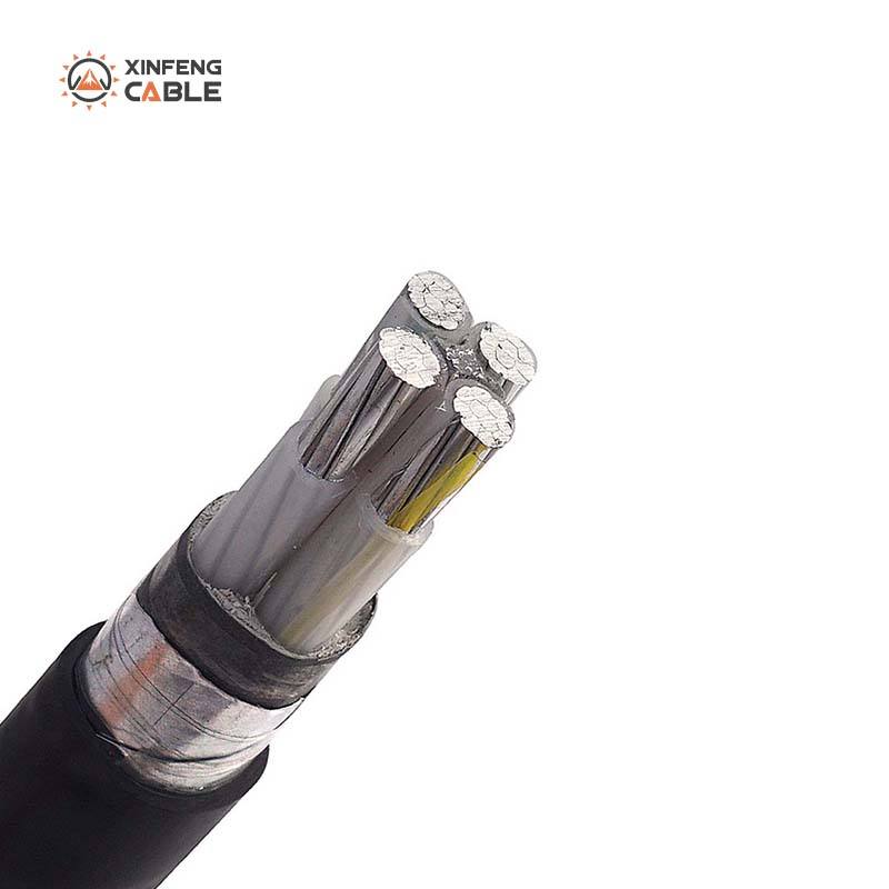 Cable 4x16mm2 Alu XLPE Insulation PVC Jacket Aluminum Cable Factory ...