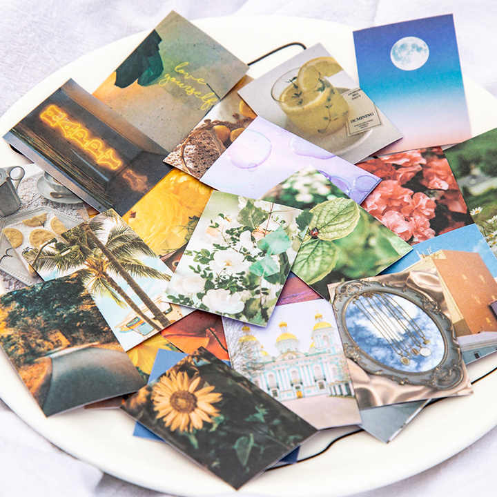 50pcs/pack Japanese Paper Stickers Garden Starlight Series Handbook DIY ...