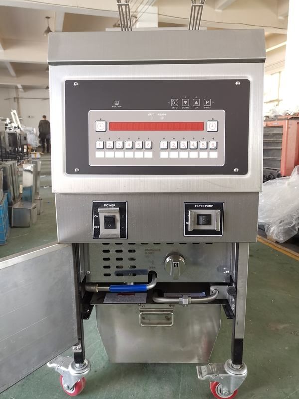 Gas/LPG Deep Fryer with Auto Filter System Control Programmable Panel ...
